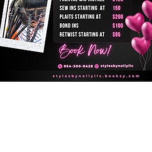 Now Accepting Bookings Flyer, DIY Gold Book Now Appointments Available ...