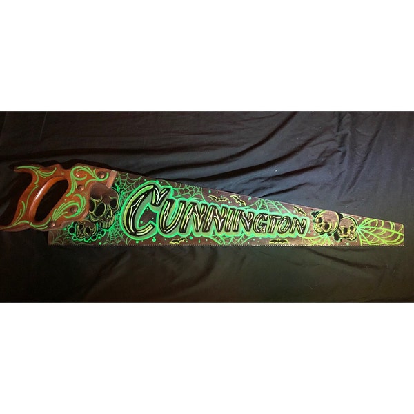 Customizable Painted Saw simple - Etsy
