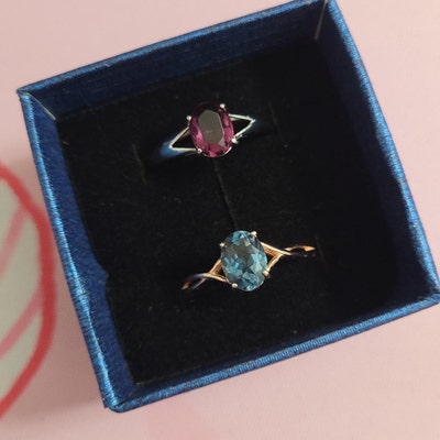 Sapphire Square Faceted Gemstone Princess Cut Sapphire Gem - Etsy