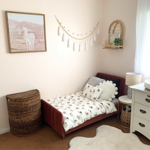 Neutral Boho Garland Decor Set of 3 / Dorm Wall Decor / Global Style ...