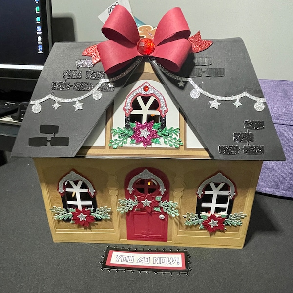 CHRISTMAS HOUSE SVG Instant Download Svg Project for Cricut, Scanncut ...