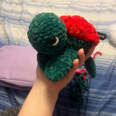 Rose Turtle Crochet Pattern PDF Download Beginner Friendly - Etsy