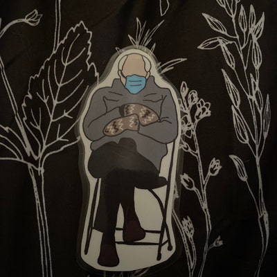 Bernie Moment Bookmark Bernie Sanders Mittens Meme - Etsy