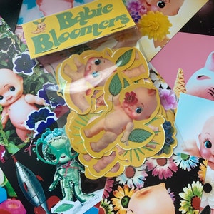 Kewpie Flower Stickers Cute Big Eye Dolly Baby Boopsiedaisy Sticky Poos ...