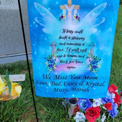 Personalized Flag, Sympathy Flag, Custom Made Flag, Sympathy Gifts ...