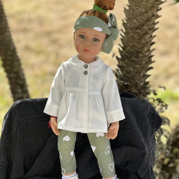 18" Doll - Faris Dress PDF Sewing Pattern (american Girl Doll Body Size ...