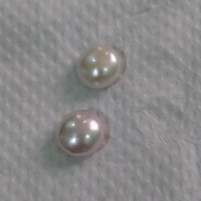 11-12mm Silver Pearls Round Pearl Genuine Freshwater Pearl - Etsy