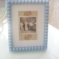 Wooden Hand Painted Bobbin Bobble Photo Frame - Etsy Canada