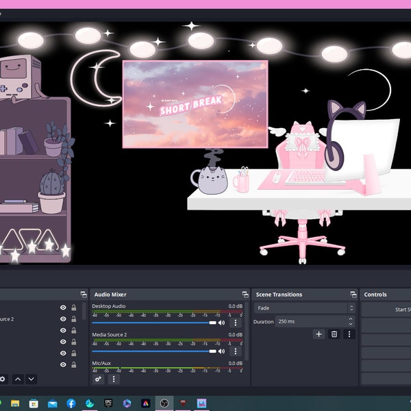 Cozy Celestial Animated Stream Screens Package Vtuber CELESTIAL ...