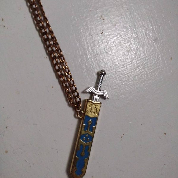 Zelda Master Sword Necklace: Breath of the Wild Removable Sword ...