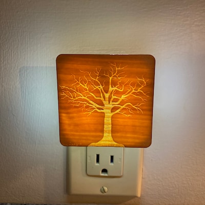 Tree Night Light, Bonsai, Rustic Decor, Tree of Life - Etsy