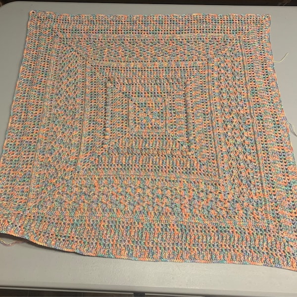 Portia Baby Blanket Crochet Pattern: Vintage Style (digital Download ...