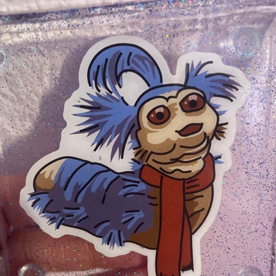 Labyrinth Worm Vinyl Sticker, Cute Laptop Stickers, Vinyl Decal, Vinyl ...