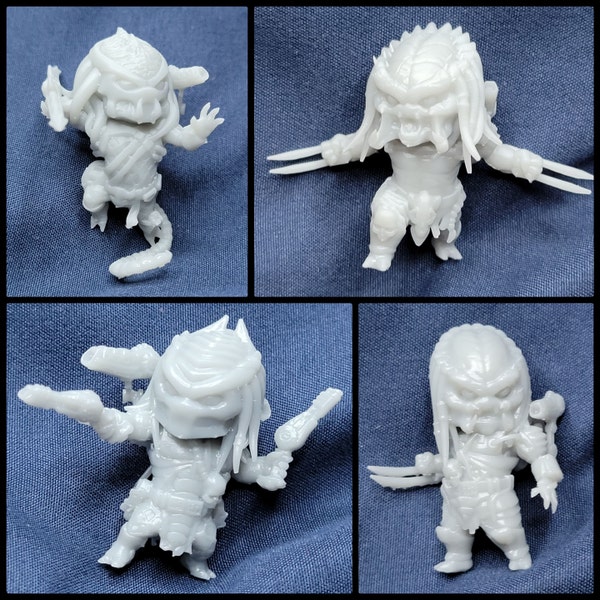 Chibi - Predator Team - 3d Printed Miniatures - Etsy