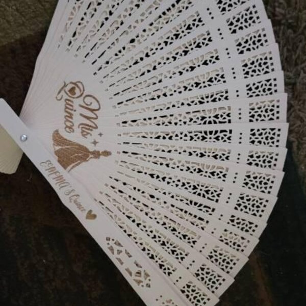 Ocean Fruit Scented Wedding Fans Rustic Sandalwood Fans Favors in Bulk ...