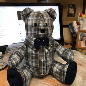 Memory Bears Keepsake Teddy Bears Custom Made From Your Loved - Etsy
