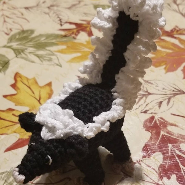 Mini Skunk Crochet Pattern, English PDF Digital Download (read Item ...