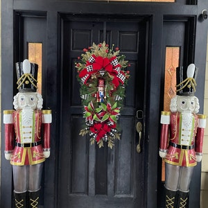 Extra Large Christmas Elf Wreath for Double Doors Nice Elf - Etsy