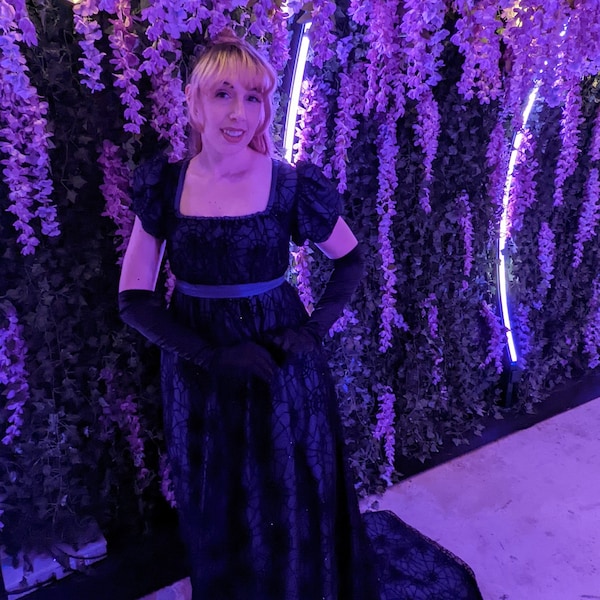 Digital PDF Pattern for Regency Dress - Drawstring Neckline and Waist ...