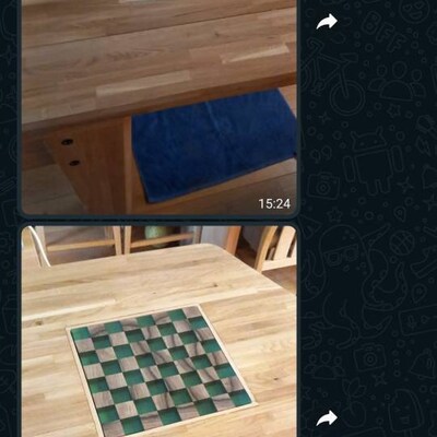 Handmade Large Illuminated Chess Set, Epoxy Resin Chess,unique Chess ...