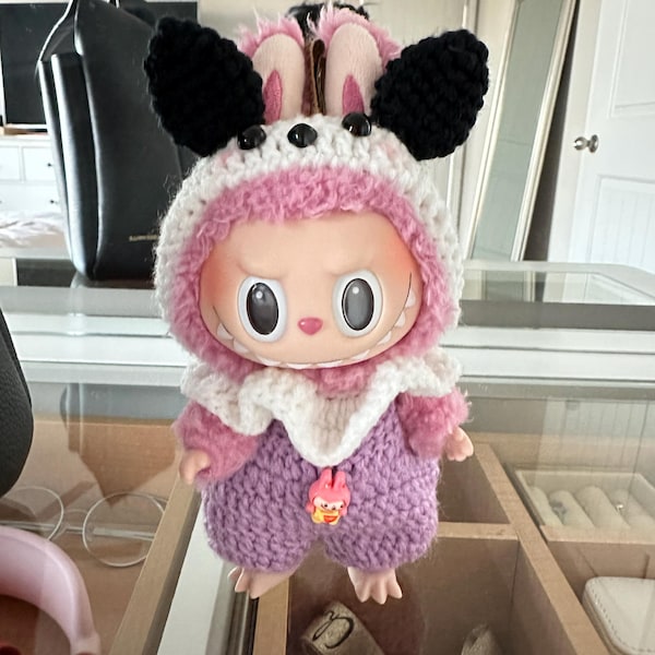 Labubu Dress Amigurumi Stuffed Animal Labubu Clothes Labubu Macaron ...