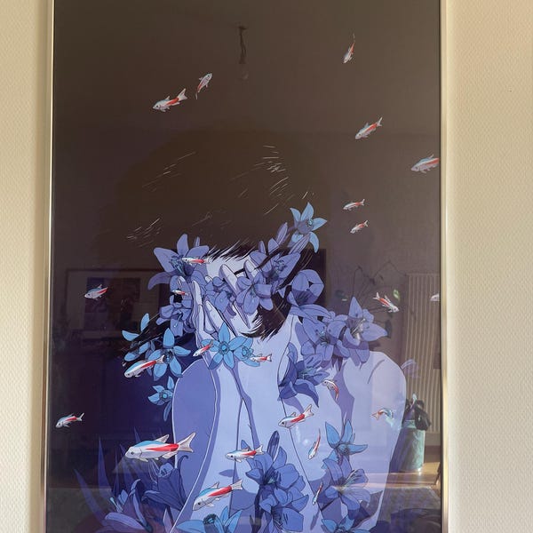 Perfect Blue Movie Poster, Canvas Print, Wall Art Canvas Painting ...