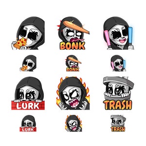 3D Animated Emote Kick Emote Twitch Chat Emotes Twitch Sub - Etsy