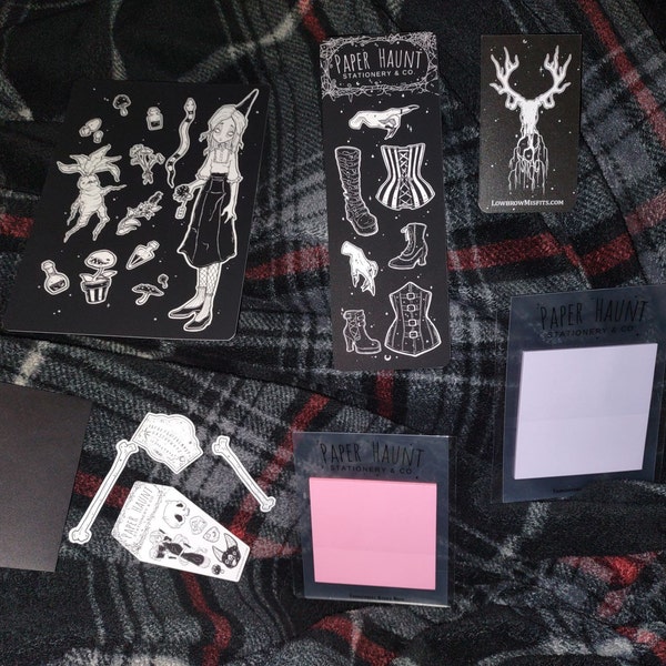 Pink & Purple Transparent STICKY Notes, Pastel Goth - Etsy