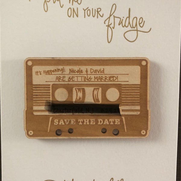 A2 Save the Date Magnet Backing Cards - Put Me on Your Fridge Card ...