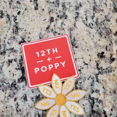 Line Dot Rainbow Sticker, Blue, 2.7x3in, Waterproof Vinyl Sticker for ...