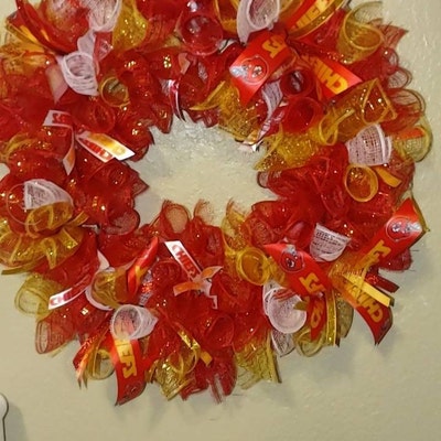 5/8 NFL Kansas City Chiefs Ribbon, 9 Foot Spool, Licensed by Offray - Etsy