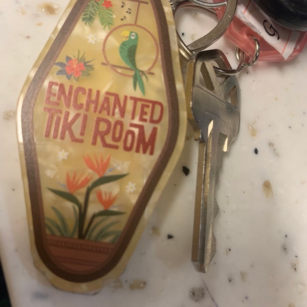 Enchanted Tiki Room Acrylic Keychain | Magic Kingdom Hotel Motel Walt ...
