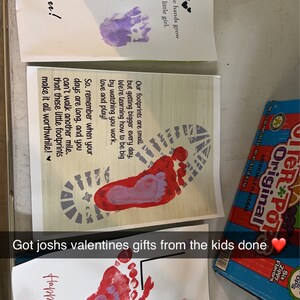 Happy Birthday Footprint Butterfly Keepsake Kids Footprint Craft Baby ...