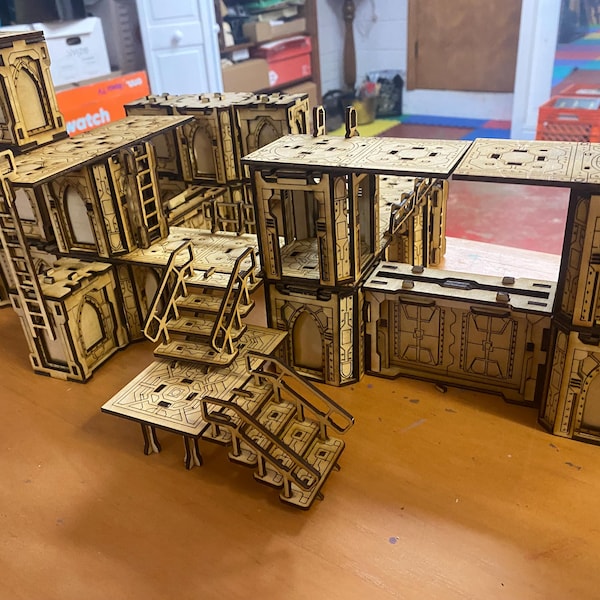 Sector Necropolis Laser Cut Files, Svg, Ai, Pdf, Laser Cut Terrain ...