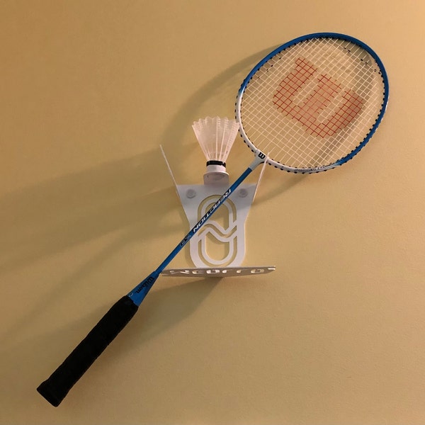 Badminton Racket Storage Rack Wall Mount (100% Steel) - Etsy