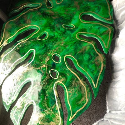 MONSTERA LEAF TABLE - Etsy