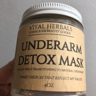 Underarm Detox Mask Herbal Underarm Mask Armpit Mask Armpit Detox Clay ...
