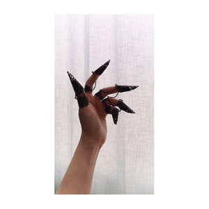 Full Hand Claws ophelia Gothic Jewelry Gift Finger - Etsy