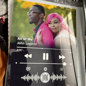 Apple Music Custom Photo Panel Music Display Song Album Cover Custom ...