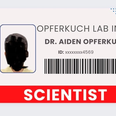 Doctor Nurse ID Card Badge, Fake Id Prop , Medical Party, Editable ...