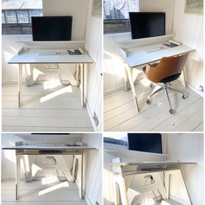 White Slot Together Desk | Etsy