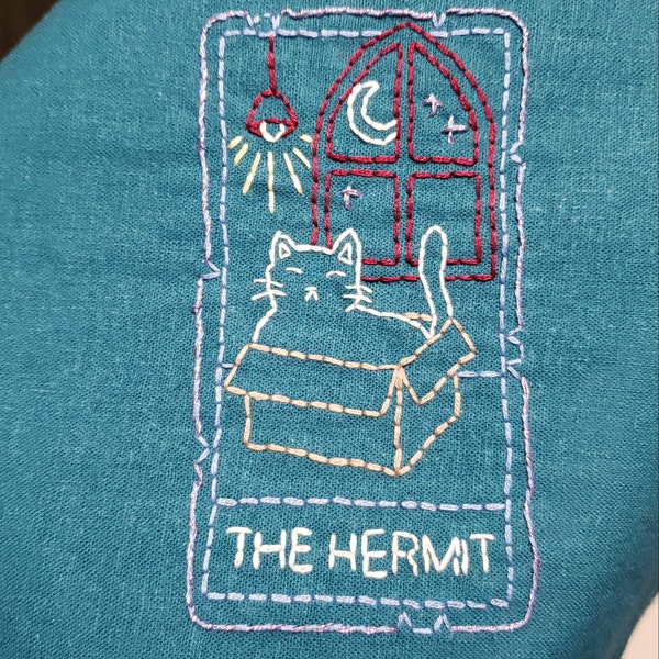 Tarot Card Embroidery Pattern BUNDLE, Psychic Hand Embroidery Patterns ...
