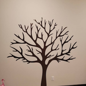Winter Tree Decal, Tree With No Leaves Wall Mural, Stick Tree for ...