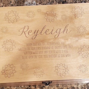 Custom Quote Wooden Box Memory Box Engraved Bible Verse Box - Etsy