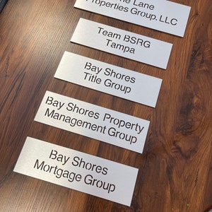 Custom Quote Door Sign for Business. Modern Office Signage. Custom Text ...