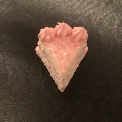 Pie Slice Magnet, Miniature Polymer Clay Food, Polymer Clay Magnet ...