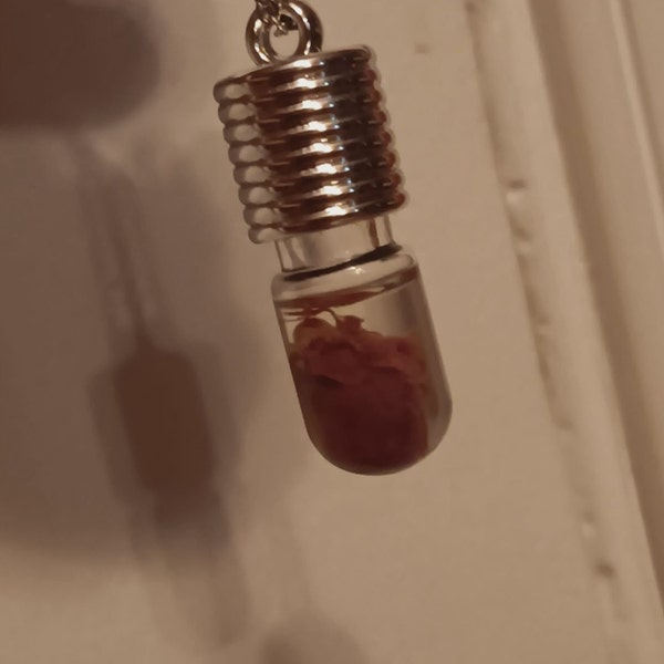 My Heart is Yours Pendant - Real Rat Heart in a Glass Vial - Oddity in ...