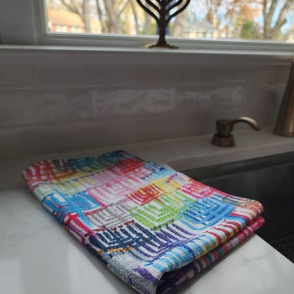 Crossing the Red Sea Passover Tablecloth: Hand-painted Cotton Seder ...