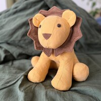 Larry Lion Toy Sewing Pattern PDF, Stuffed Lion Pattern, Stuffed Animal ...