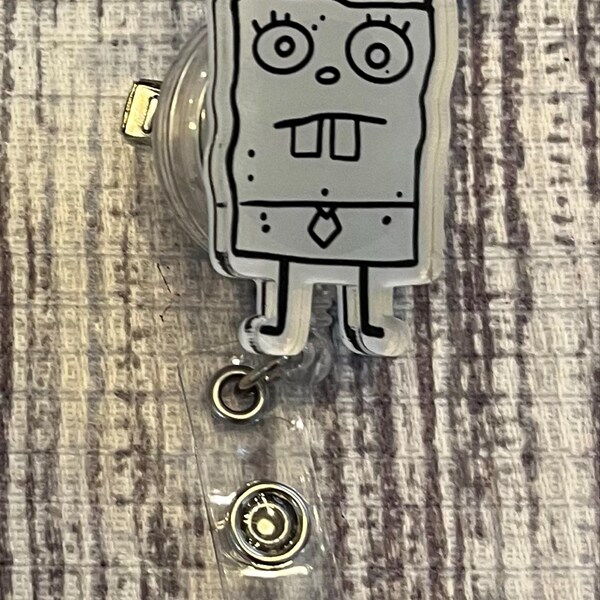 Doodle Bob Oxygen Tank-medical Badge Reel, Respiratory Therapist, RN ...